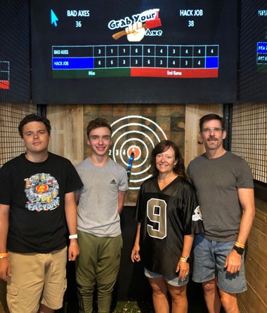 Throw a great Christmas Party with Axe Throwing