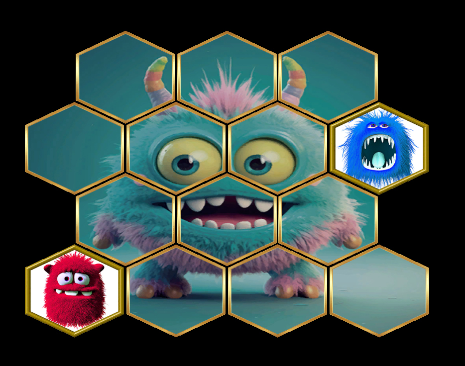 Projected Axe Throwing Targets - Zombies, Tic Tac Toe etc.