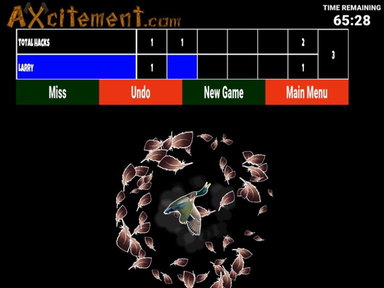 Projected Axe Throwing Targets - Zombies, Tic Tac Toe etc.
